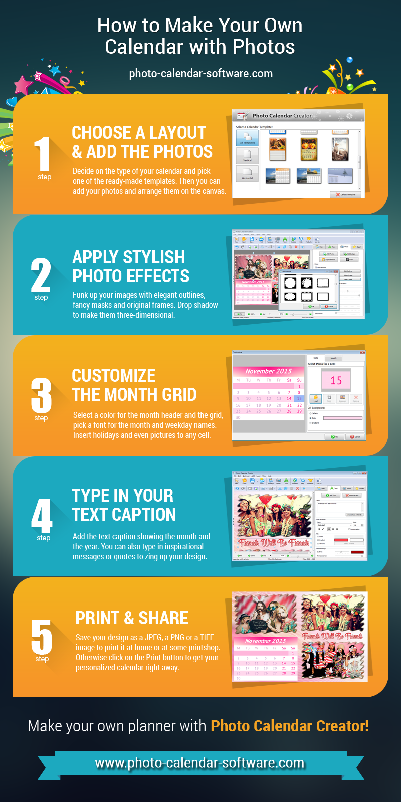 How To Make Your Own Calendar With Photos 5 Step Guide How To Make Your Own Calendar With Photos 5 Step Guide