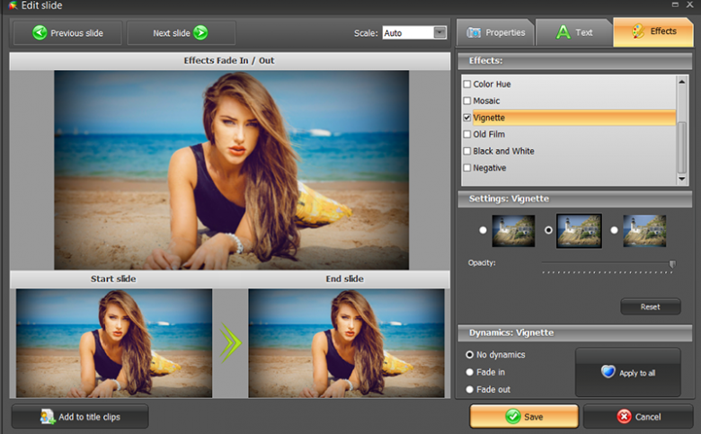 How to Create a Vignette Effect in Photo Slideshow