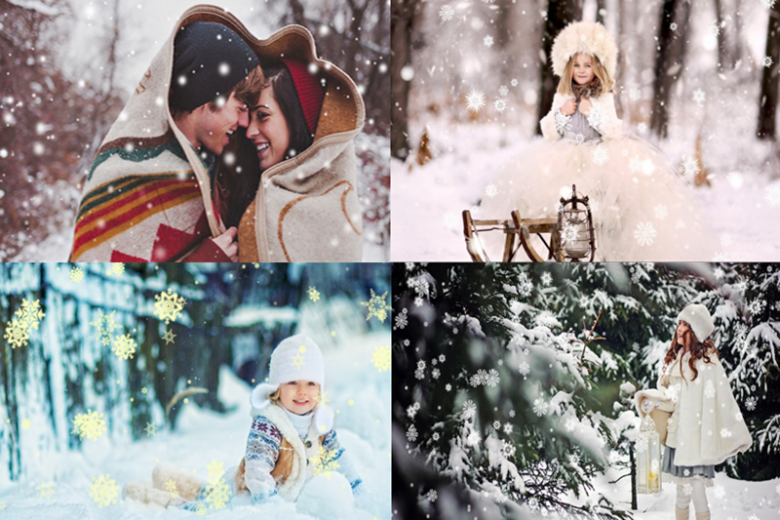 ️ Falling Snow Animation - Let It Snow in Your Slideshow!