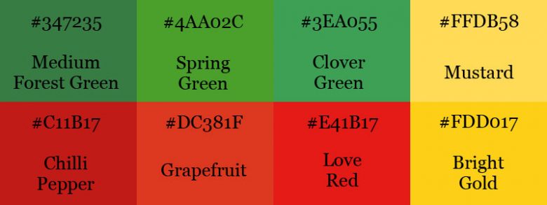 Best Christmas Color Schemes for Your DIY Holiday Cards