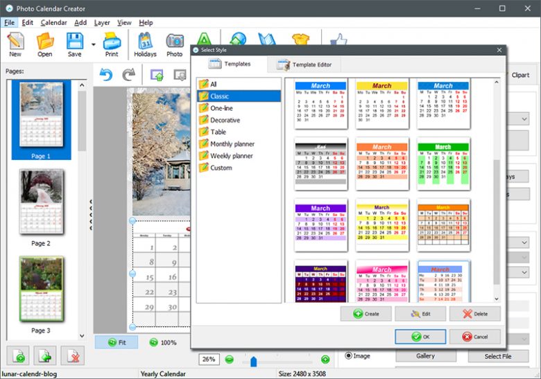 Make Your Own Month by Month Calendar | Calendars 2020